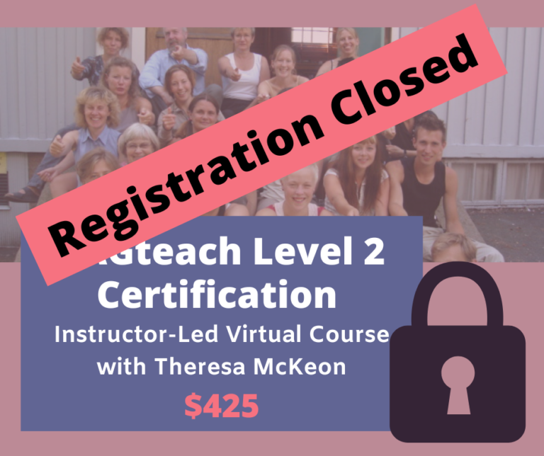 Level2 with Theresa closed | TAGteach Membership and Online Courses